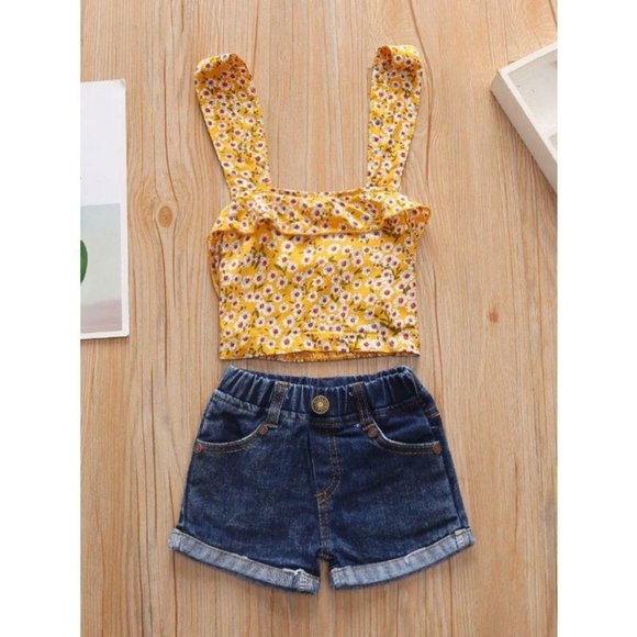 Matching Sets | New Cute Girls 2 Piece Floral Set | Poshmark